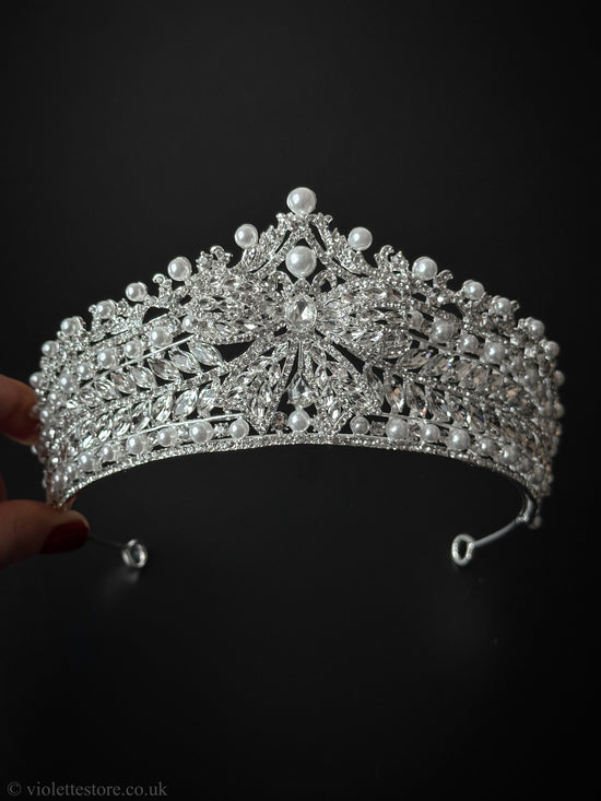 Wedding Tiara for Bride UK, Wedding Crown for Bride, Bridal Tiara in ...